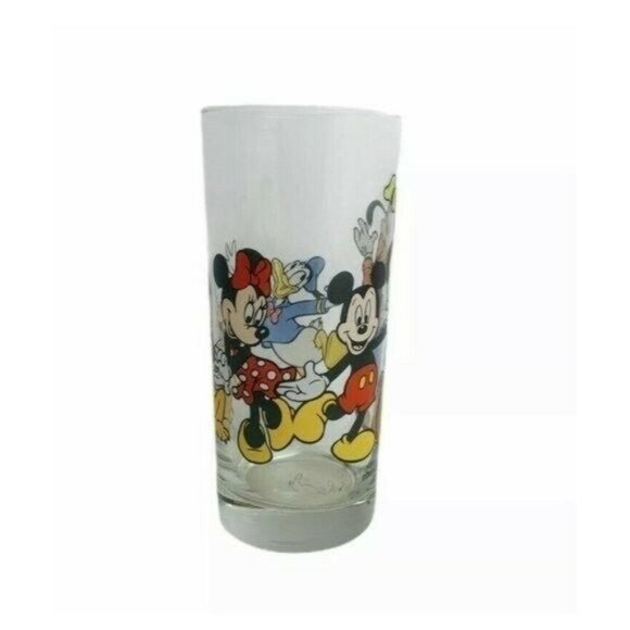 Disney | Dining | Walt Disney World Vintage Juice Glass Mickey Mouse ...